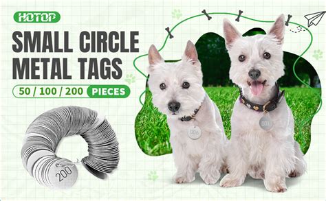 Round Tag 1 14 Inch Small Circle Metal Tags Number Options