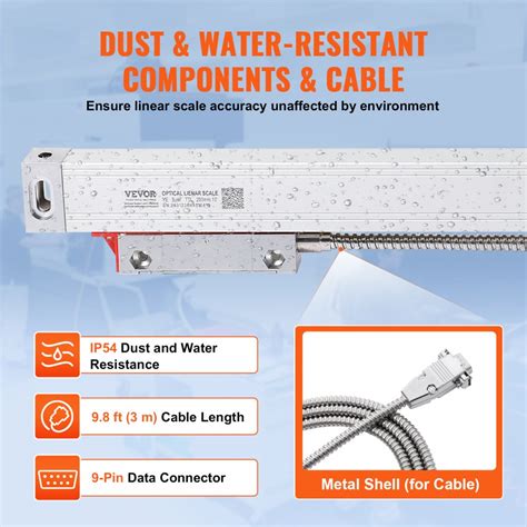 Vevor Digital Readout 10 And 20 And 24 Linear Scale 3 Axis Dro Display Kit Vevor Us