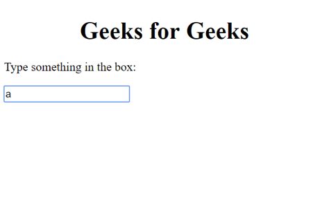 Html Dom Keyboardevent Geeksforgeeks