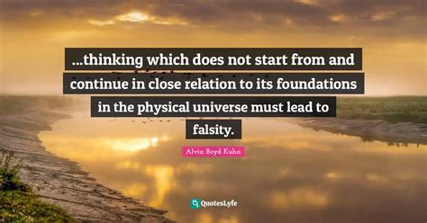 Thinking Which Does Not Start From And Continue In Close Relation T