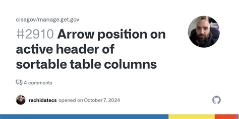 Arrow Position On Active Header Of Sortable Table Columns · Issue 2910