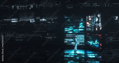 Sci Fi Data Information Stock Illustration Adobe Stock