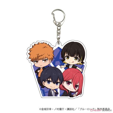 デカアクリルキーホルダー 「tvアニメ『ブルーロック』」 01 制服ver 潔世一and蜂楽廻and國神錬介and千切豹馬 ミニキャラ
