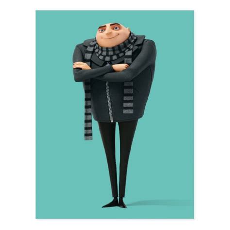 Despicable Me Gru Postcard Ad Affiliate Postcard Created Gru