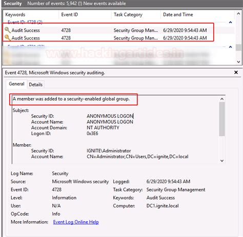 Incident Response Windows Account Management Event Part 2 Hacking