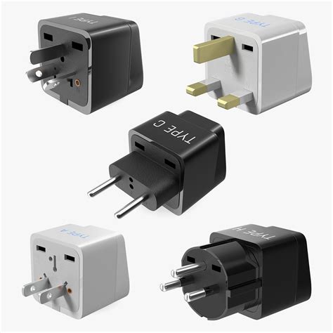 Electrical Plug Adapters Collection 3 3d Model 59 3ds Fbx Obj Ma Electrical Plug Adapters Collection 3 3d Model 59 3ds Fbx Obj Ma