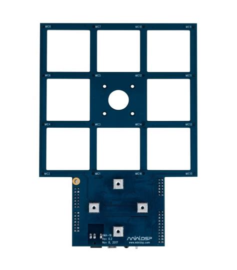 MINIDSP UMA 16 Microphone Module MEMS USB 16 Channels Audiophonics