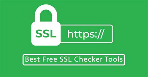 Best Free Ssl Checker Tools