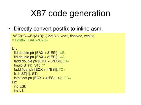 ppt generating truly optimal code using a metaprogramming library