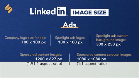 linkedin sizes infographic template visme