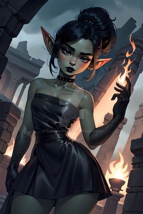 Gothic Goblin Girl By Gummiguru On Deviantart