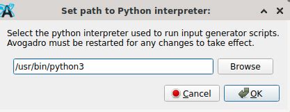 Script Error ORCA Input File Generator Support Avogadro Discussion
