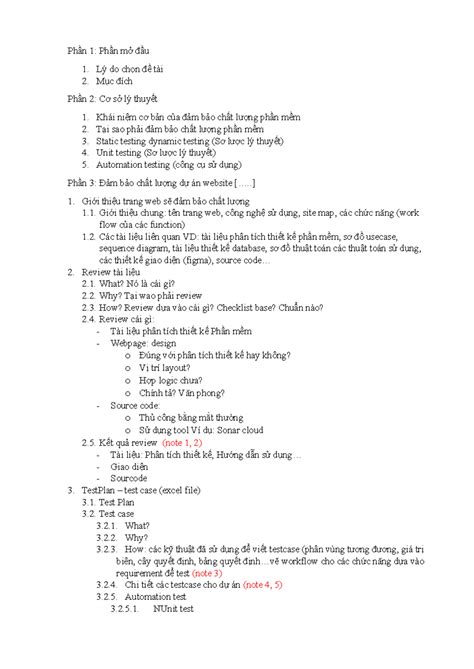 Layout Báo cáo Summary Phân tích và thiết kế phần mềm Phần Phần mở đầu Lý do chọn đề