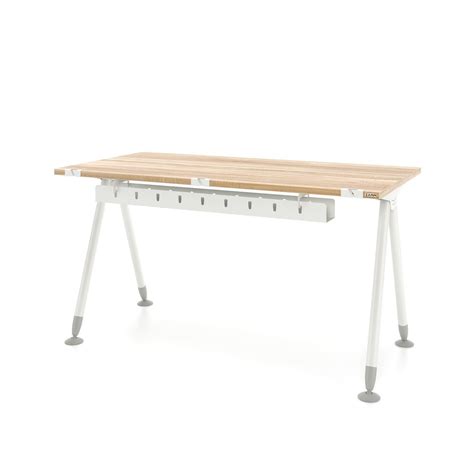 Письменный стол Zamm Компьютерный стол Тандем Тип 3 с пропусками для проводов и кабель