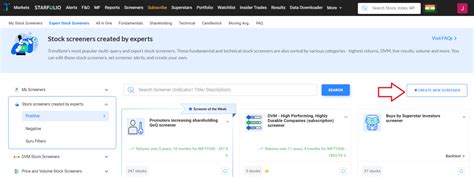 how can i create a screener trendlyne