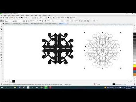 CorelDraw Tips Tricks Rotate A Letter To Get A New Shape Coral Draw Coreldraw Lettering