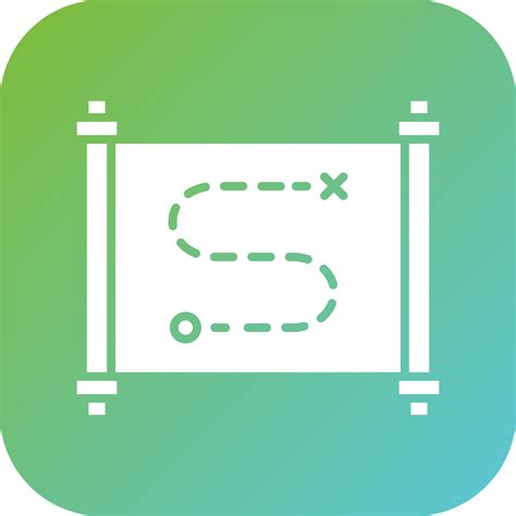 Treasure Map Vector Icon Style 22370656 Vector Art At Vecteezy