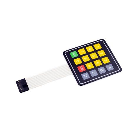 Buy DC V X Key Matrix Membrane Switch Keypad At Best Price