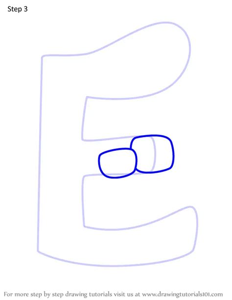 How To Draw E Uppercase From The Alphabet Lore The Alphabet Lore Step