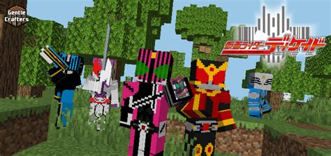 Kamen Rider Decade Skin Pack Mcdl Minecraft Addons