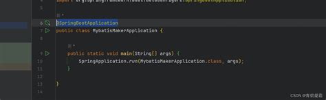 Idea 通过maven构建无法使用springbootapplication没有springbootapplication Csdn博客