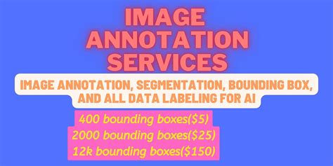 image annotation segmentation bounding box and all data labeling for ai