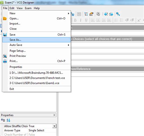 Open VCE Files VCE Software