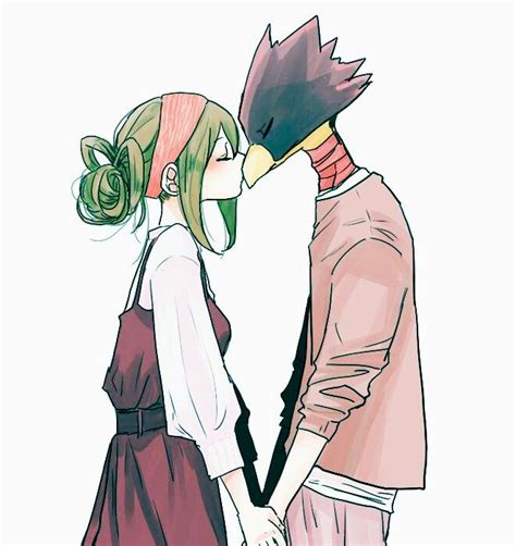 Boku No Hero Academia Fumikage Tokoyami Und Tsuyu Asui Hero