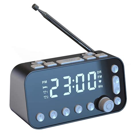 Прикроватные DAB / FM-радио Цифровые светодиодные часы Большой Sn ...