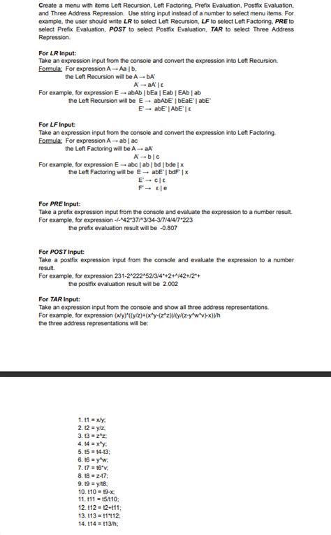 Solved Course Compiler Lab Solve This Problem In C Or Chegg