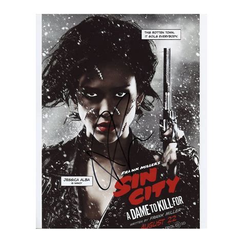 Signed Autograph Alba Jessica All