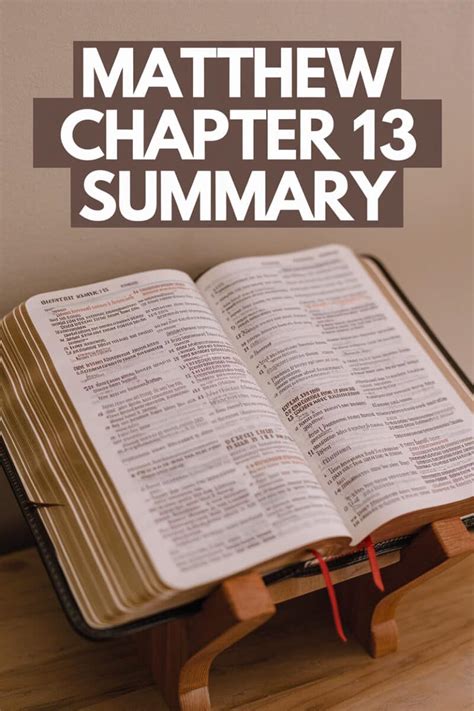 Matthew 13 Parables Of The Kingdom Explained Clearly