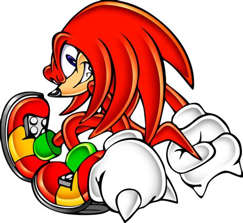 Sonic And All Stars — Knuckles Clip Art
