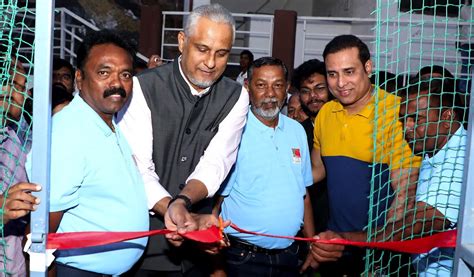 VVS Laxman Inaugurates Multi Discipline Sporting Facility In Hyderabad Telangana Today