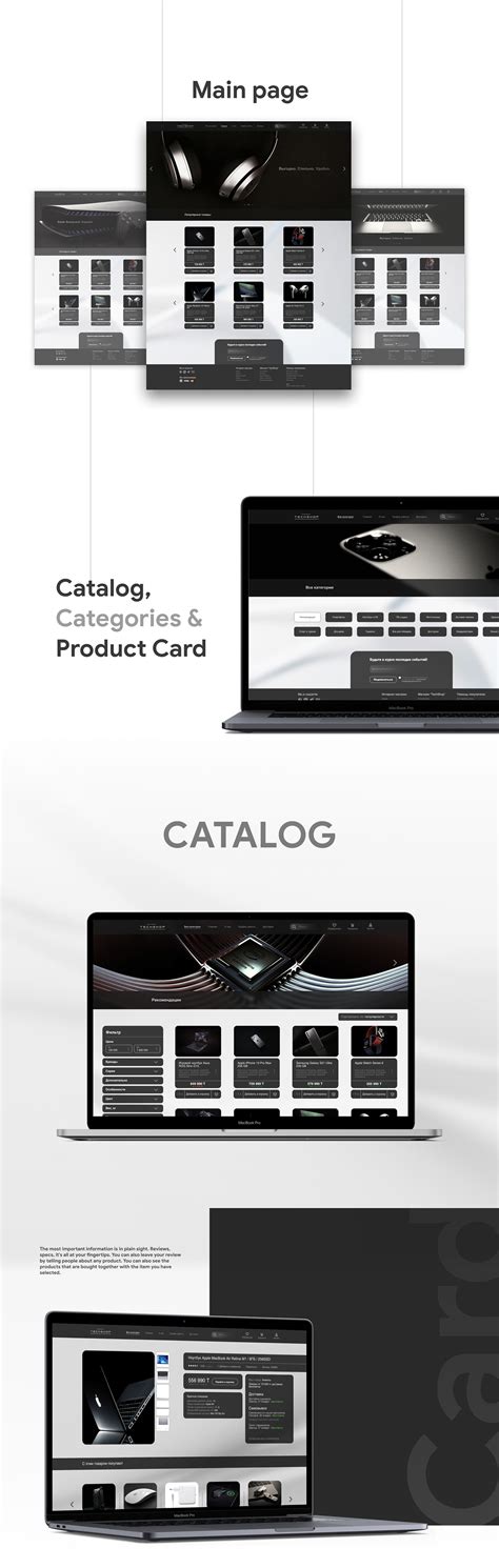 Ui Ux Design Online Store Techshop On Behance