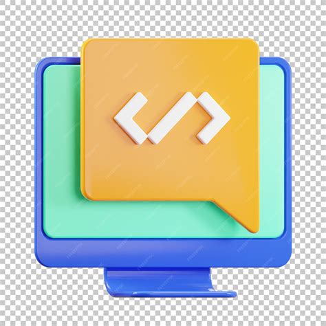Premium Psd 3d Render Illustration Of Computer Programming Code