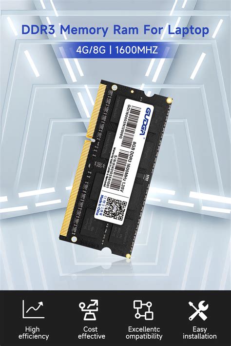 Gudga Ddr3 Ddr3l Ram 2gb 4gb 8gb Ram 1333mhz 1600mhz Sodimm Notebook