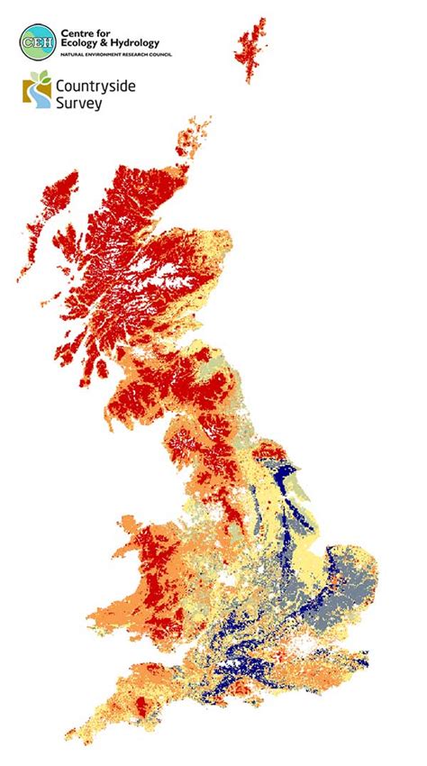 Countryside Survey Of Topsoil In Great Britain Uk Soil Observatory