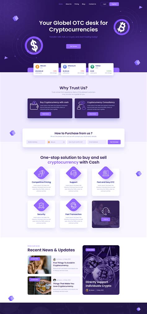 Blockchain React Js Nft Website React Website Design Behance