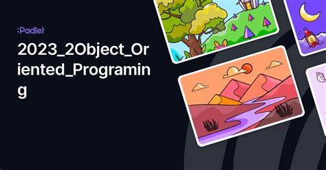 20232objectorientedprograming