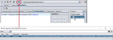 Scripting With Javascript · Report Designer