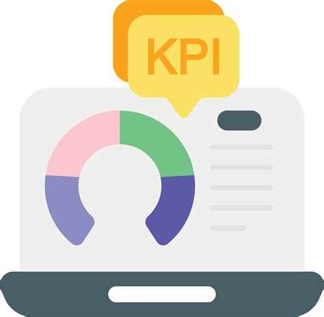 Kpi Flat Icon Color Design Style 28135675 Vector Art At Vecteezy