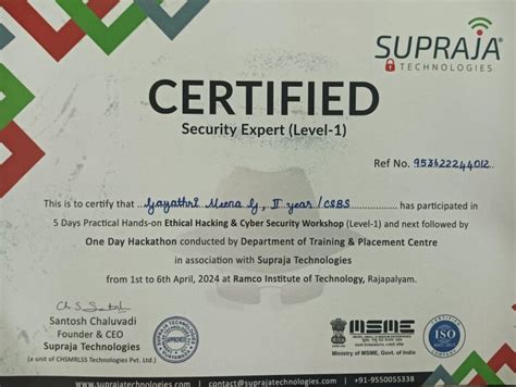 Gayathri Meena G On Linkedin Cybersecurity Ethicalhacking Hackathon Learningjourney