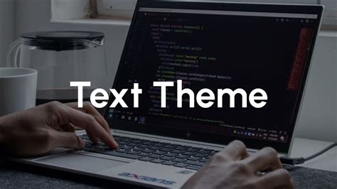 Style Text Via Your Application S Theme YouTube