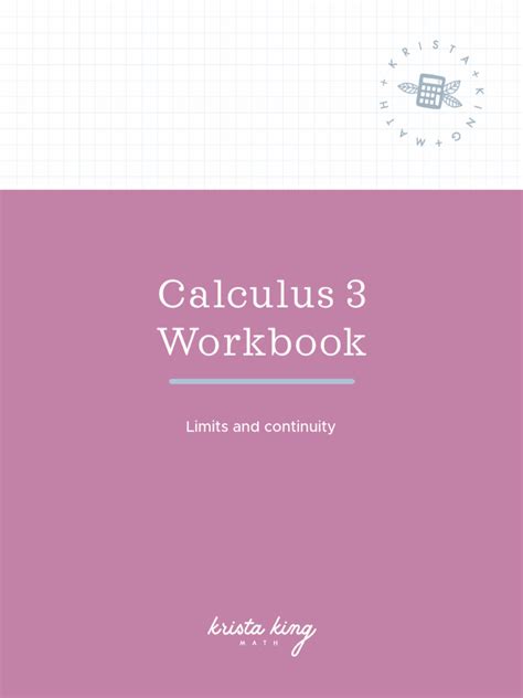Workbook Limitsandcontinuity Pdf Complex Analysis Mathematical Analysis