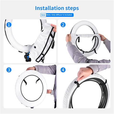 Neewer Ns18 18 Inch Collapsible Softbox Diffuser For Ring Lights Impulse
