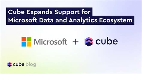 Cube Now Supports Multiple Products Within The Microsoft Data And
