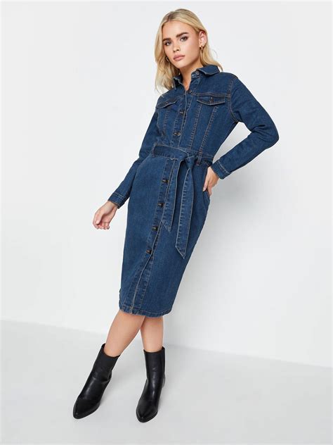 Women Petite Denim Dresses Very