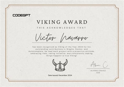 Codegpt On Linkedin Codegpt Teamexcellence Vikingoftheyear
