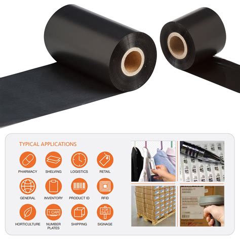 220mm X 600m Rotech Rt200 Premium Waxresin Thermal Transfer Ribbon